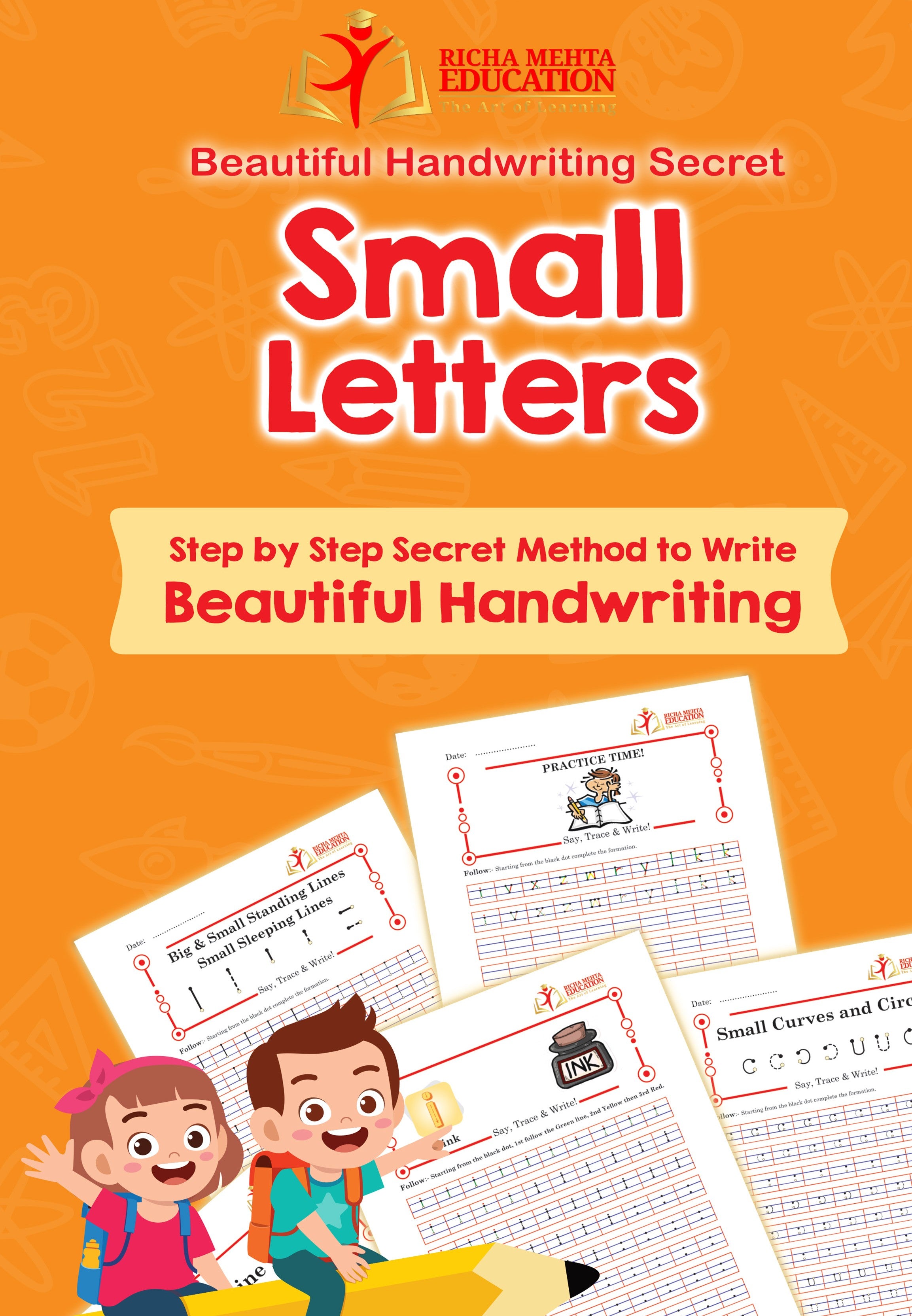 Simple Small Letters - a b c (Beautiful Handwriting Secret) - By Richa ...